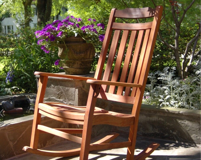 World's Finest Outdoor Rocking Chair, Customizable Plaque, Handcrafted ...