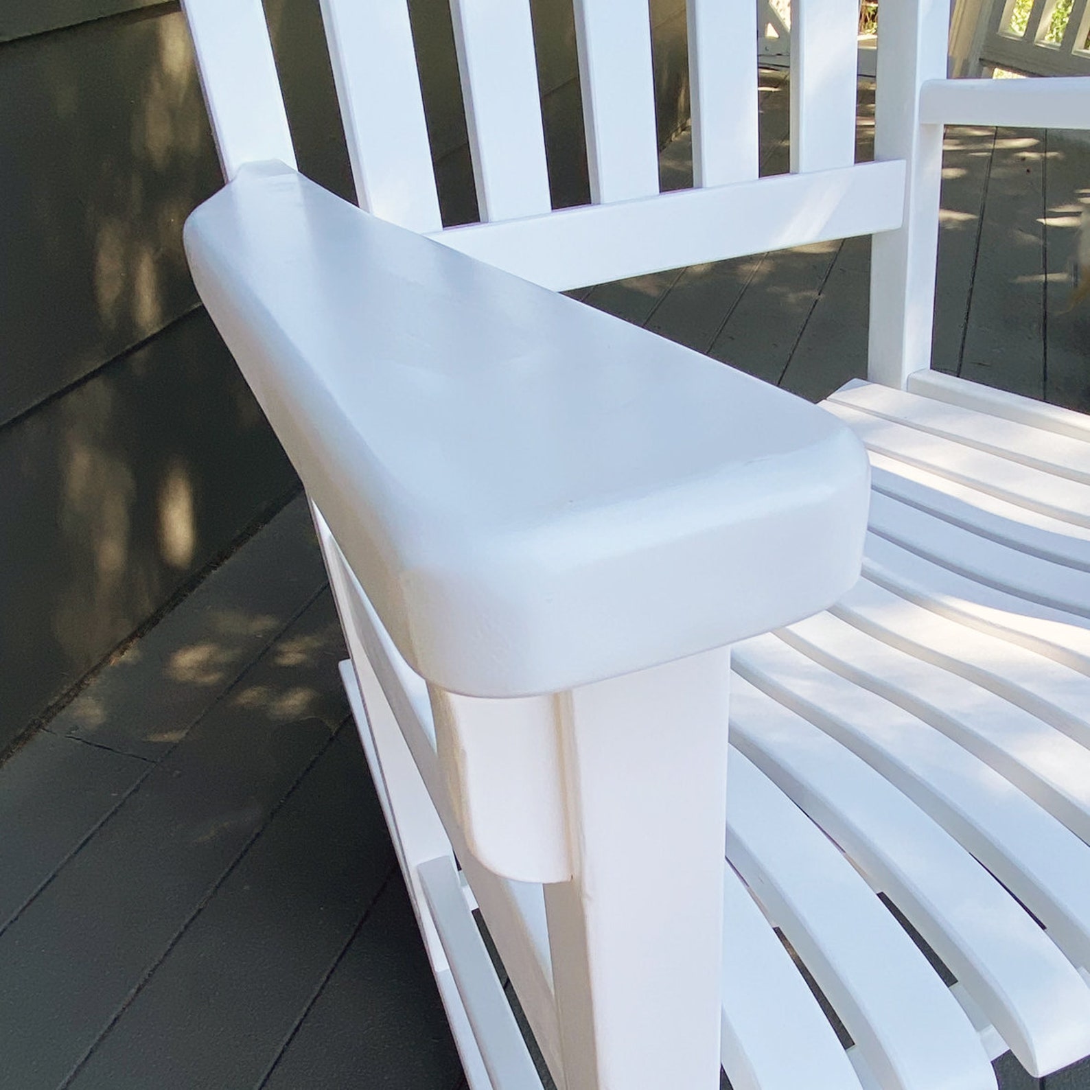 Americana Outdoor Rocking Chair | White Finish | Weatherproof ...