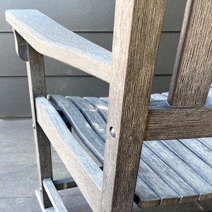 Americana Outdoor Rocking Chair | Weathered Gray | Weatherproof ...