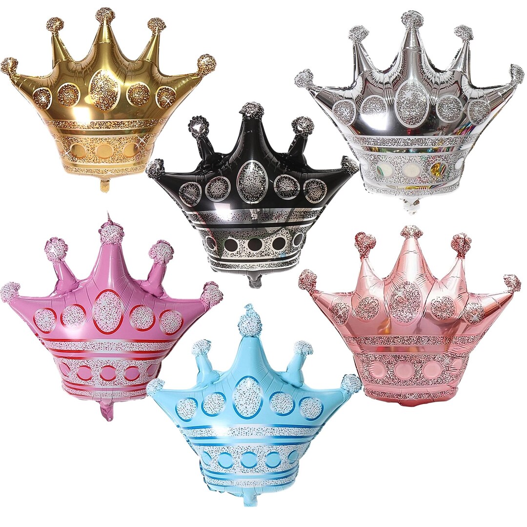Foil Crown Balloons - Etsy