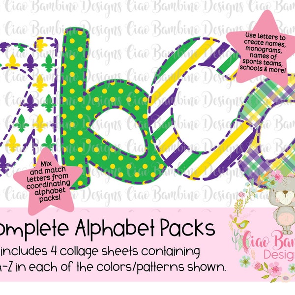 Bead Letters Clipart - Etsy