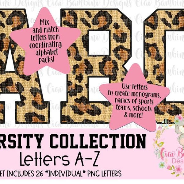 Cheetah Alphabet A - Etsy