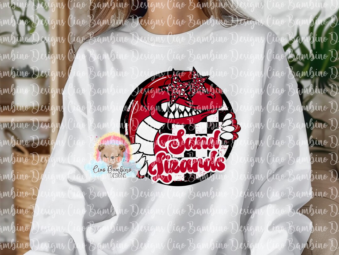 Sand Lizards Mascot PNG for Sublimation Designs, Stickers, School ...