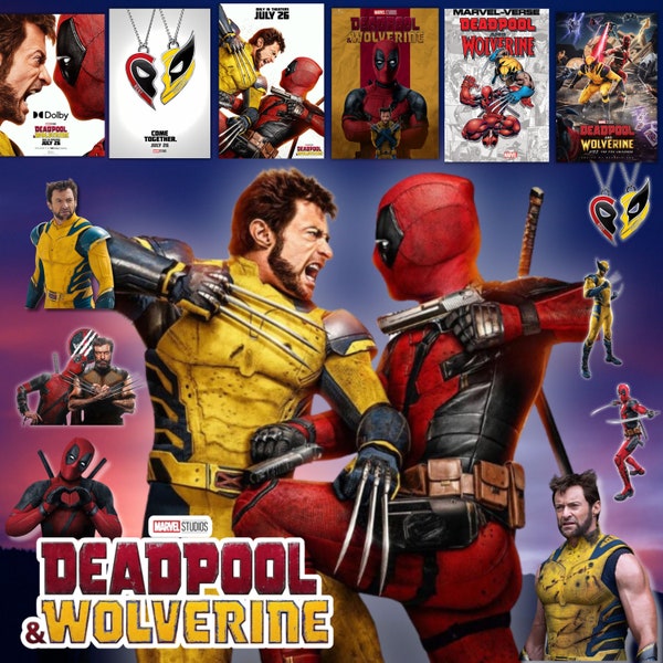 Deadpool Wolverine Stickers - Etsy
