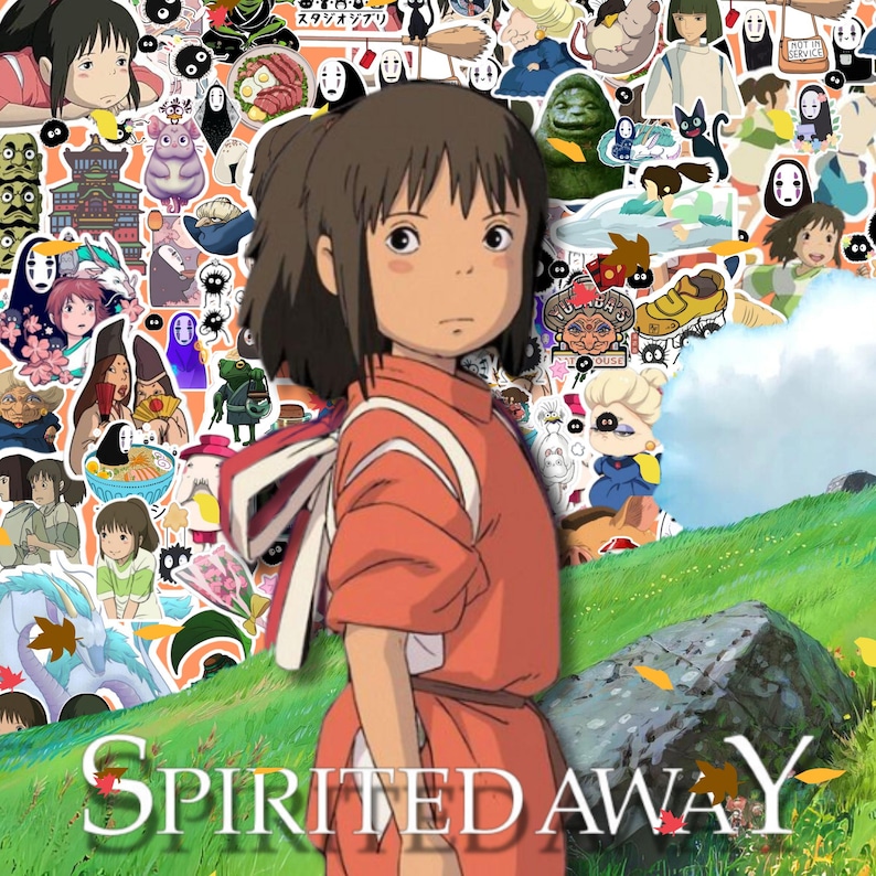Spirited Away Bundle Studio Ghibli Characters Stickers Affordable ...