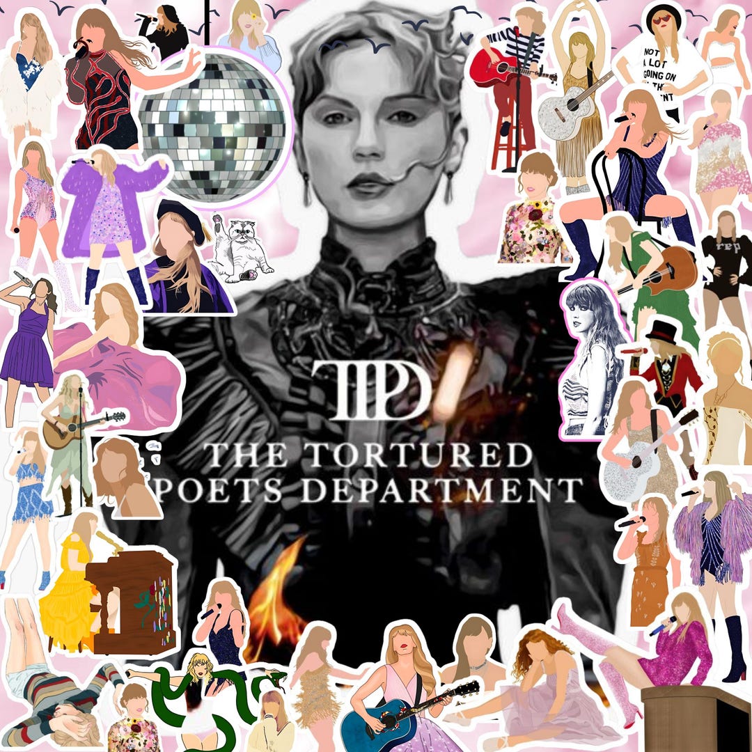 TS Swiftie Eras Tour Stickers Adorable Digital Stickers PNG & JPEG - Etsy
