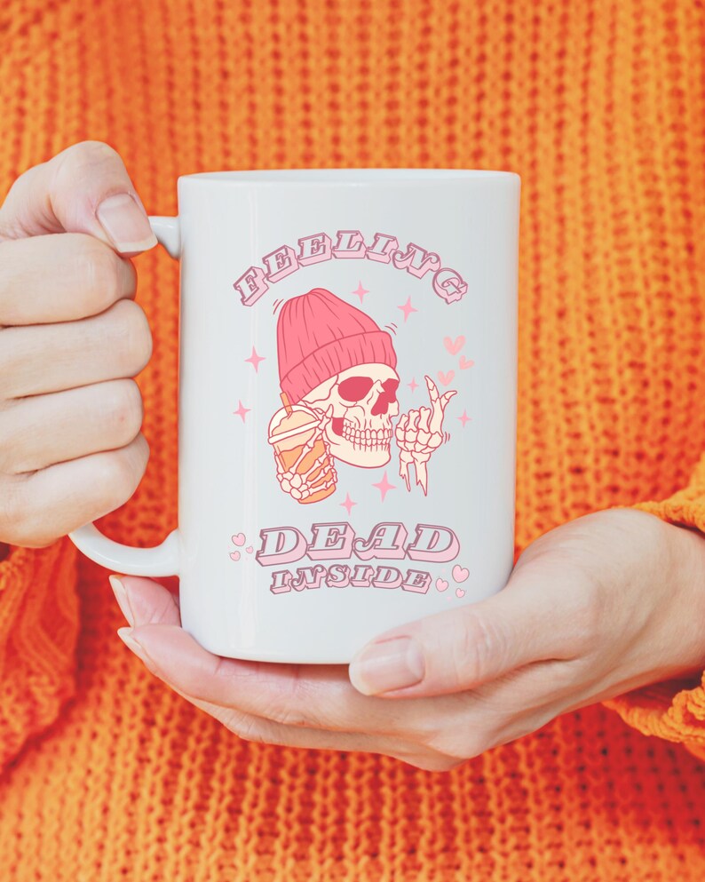 Feeling Dead Inside PNG SVG PDF Digital Download, Funny Skeleton Png ...