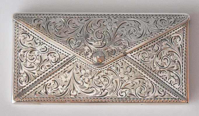 Sterling Card Case - Etsy