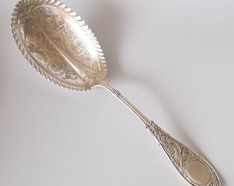 Rogers Old Charleston Sterling Silver Serving Spoon - Etsy