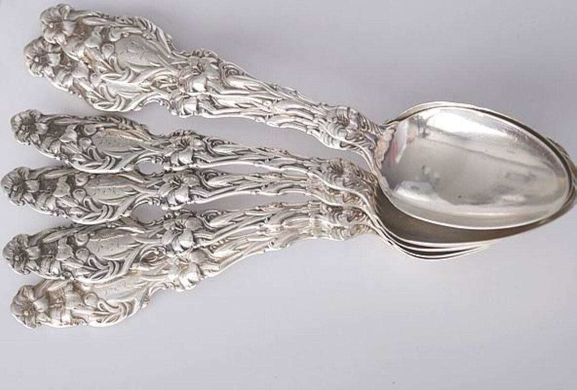 Whiting Lily Teaspoons - Etsy