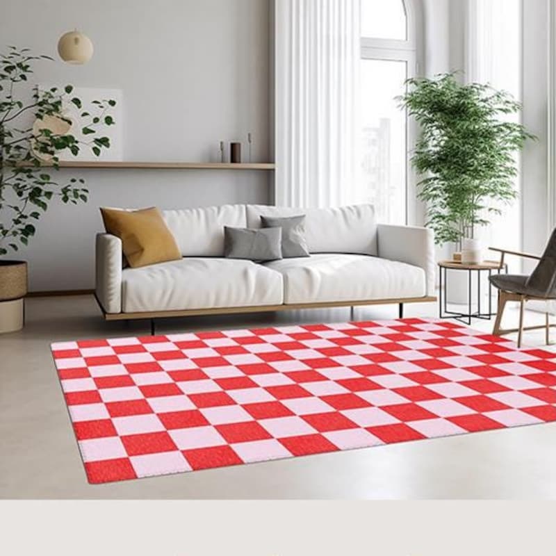 Checkerboard Area Rug - Etsy