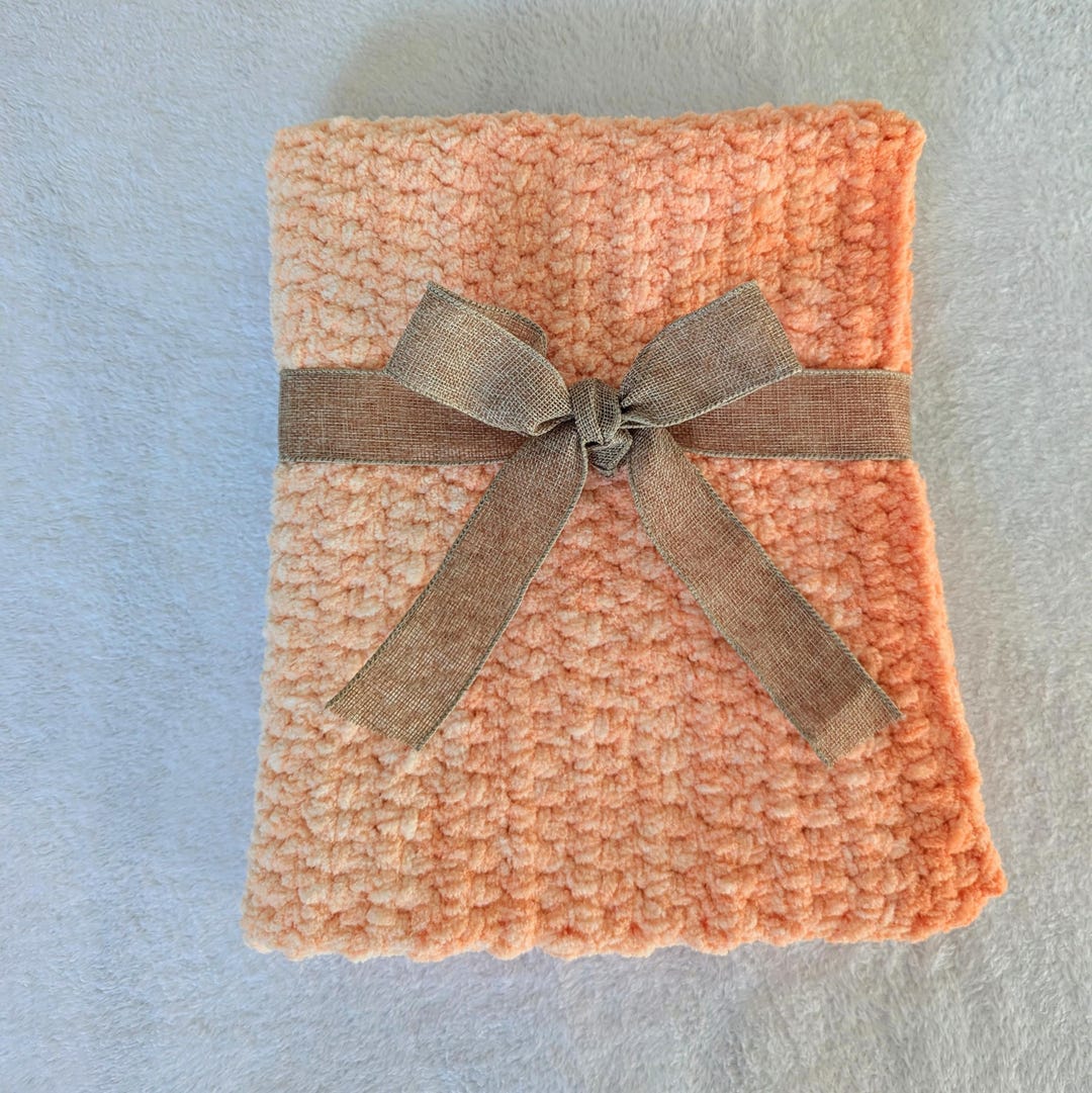 Handmade Crochet Ombre Orange Baby Blanket / Fall Baby Blanket - Etsy