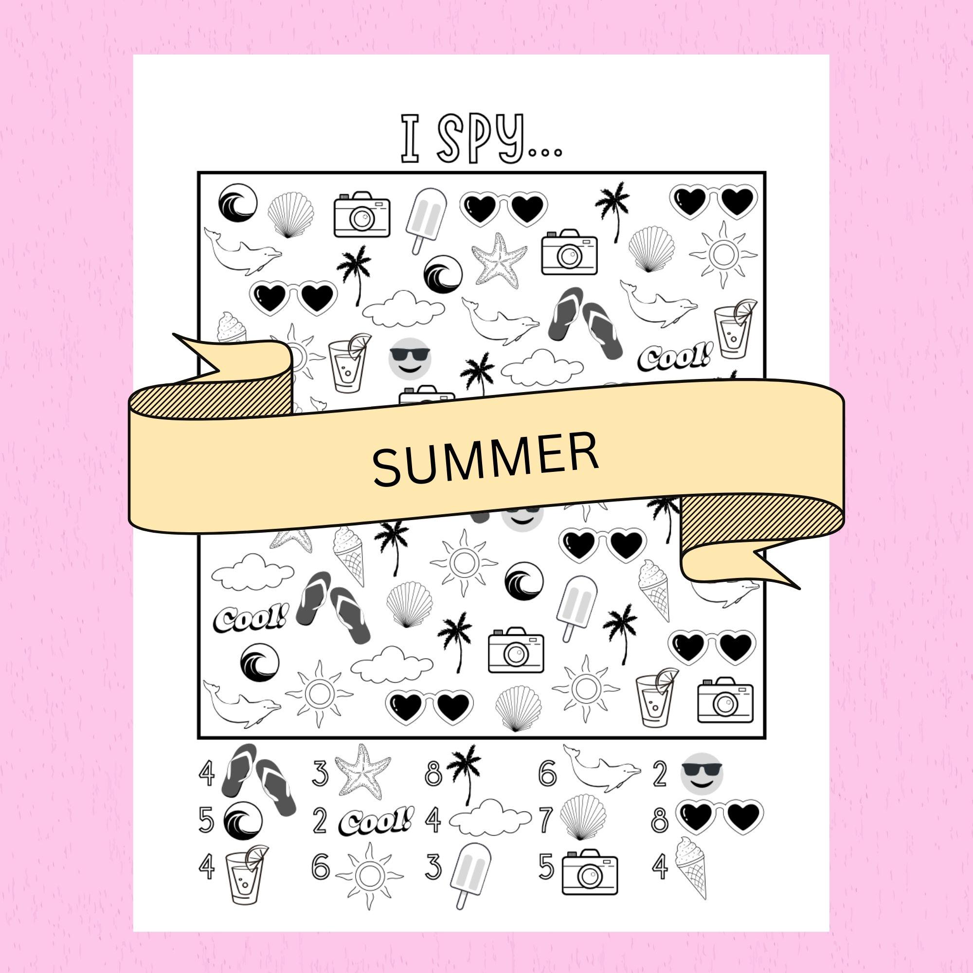 I Spy Holiday Printables - Etsy