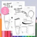 Kid's Coloring Activity, All About Me, Teacher Printable, Preschool ...