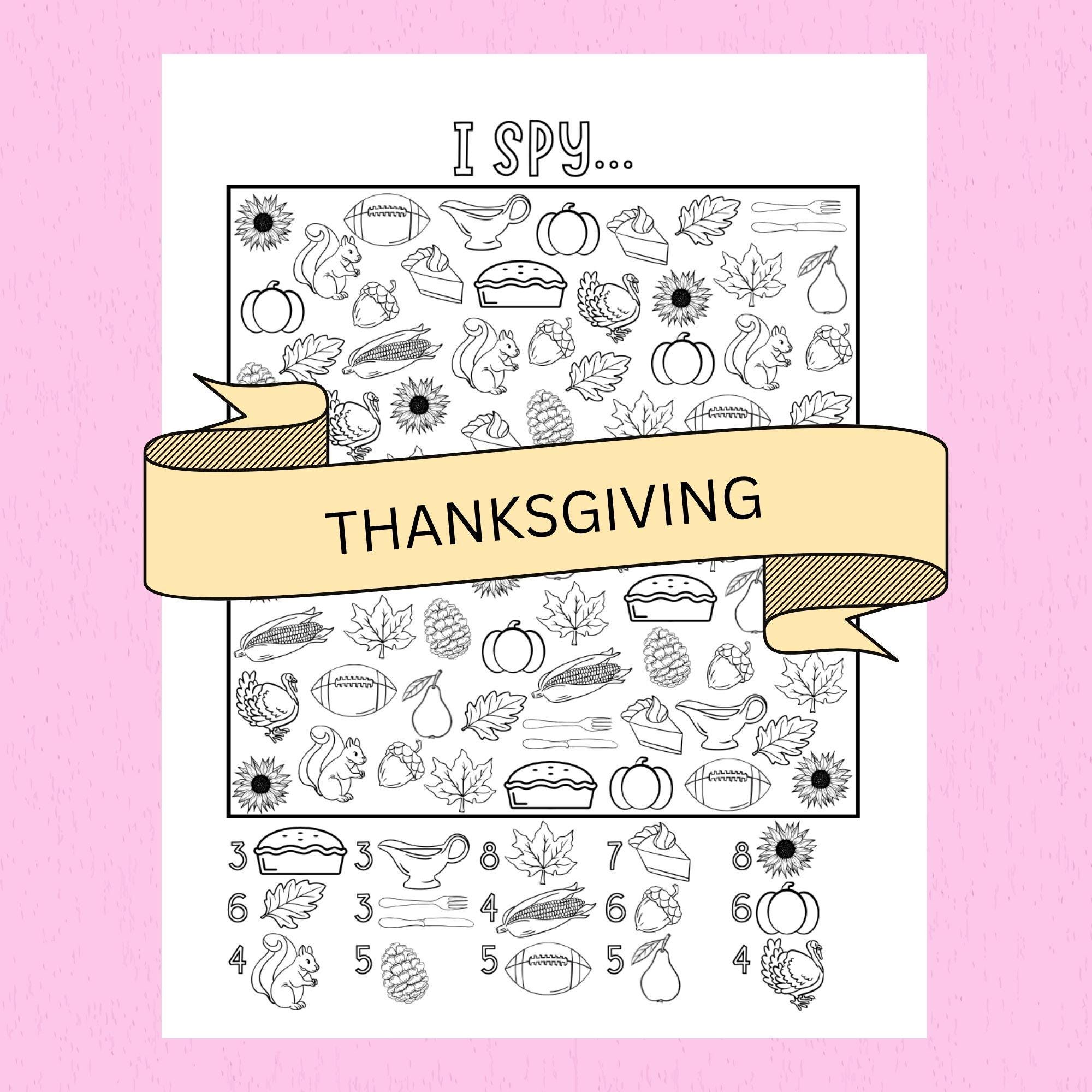 I Spy Holiday Printables - Etsy