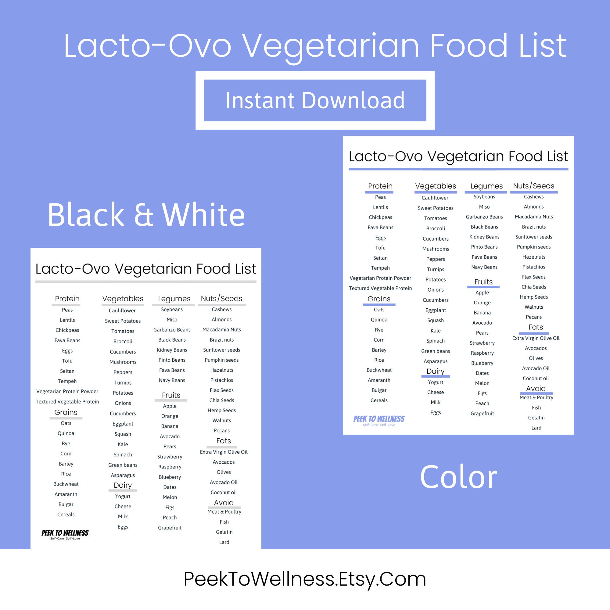 Lacto-ovo Vegetarian Food List, Plant-based, Health | Grocery Shopping ...