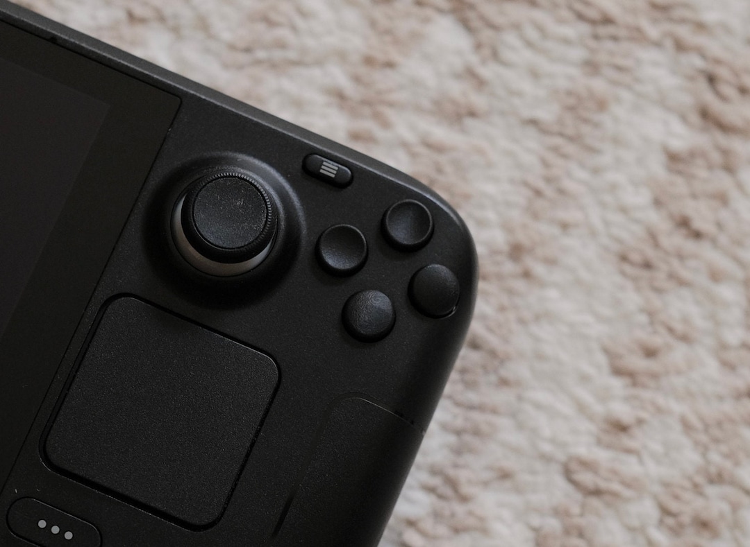 Steam Deck Replacement Buttons Matte Black Snes Style Custom DIY ABXY ...