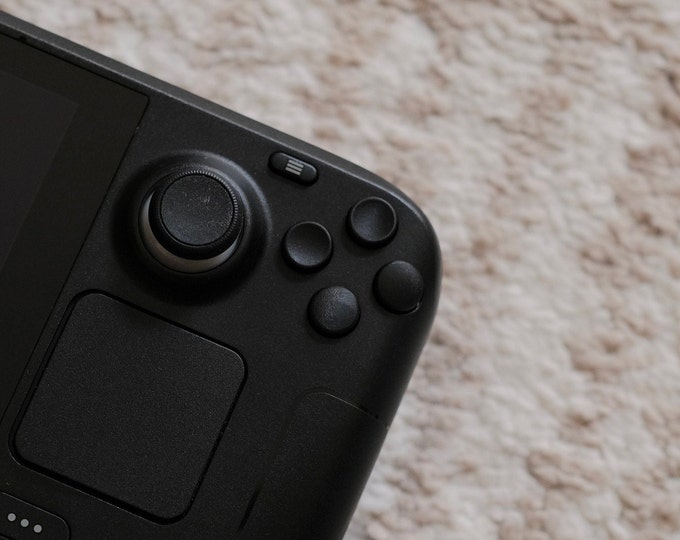 Steam Deck Replacement Buttons Matte Black Snes Style Custom DIY ABXY ...