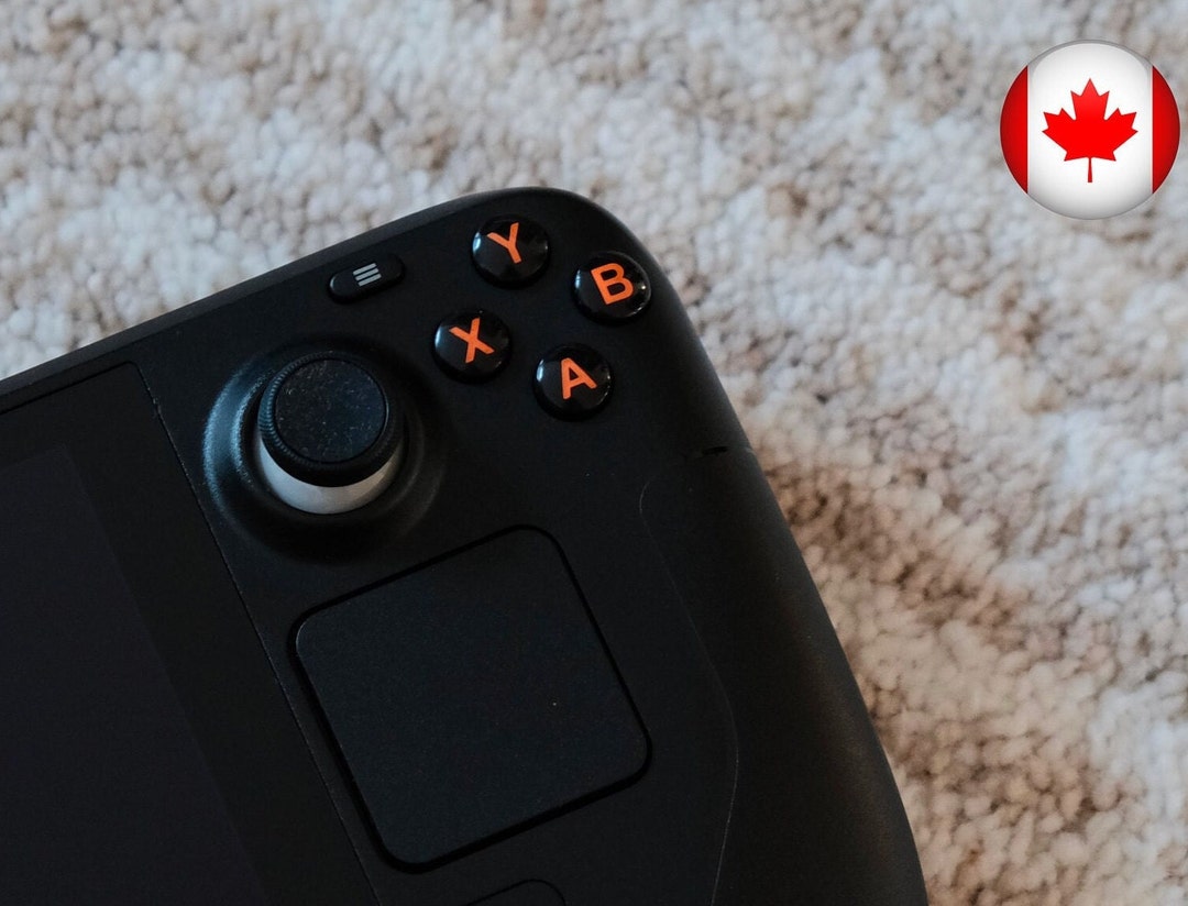 Steam Deck Orange Color Buttons OLED & LCD Compatible Engraved ABXY ...