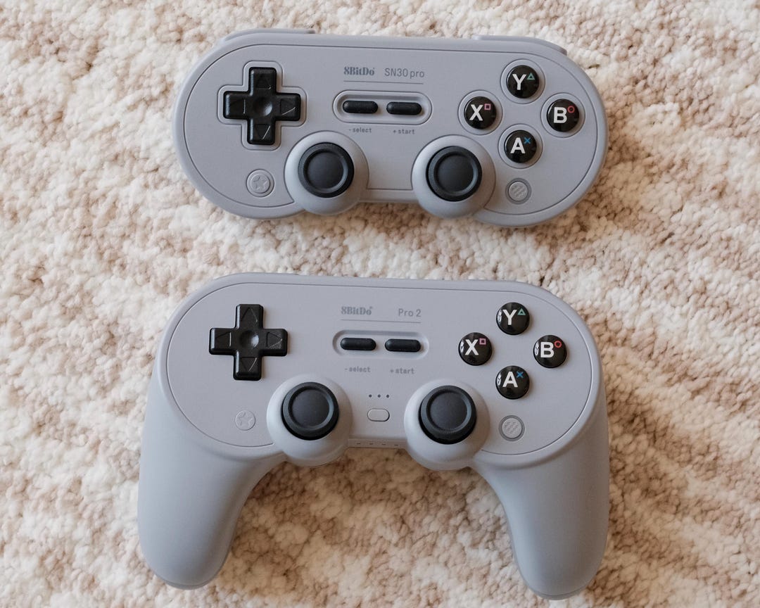 8bitdo Pro2/sn30 Pro Controller Hybrid Playstation/ps ABXY Face Buttons ...