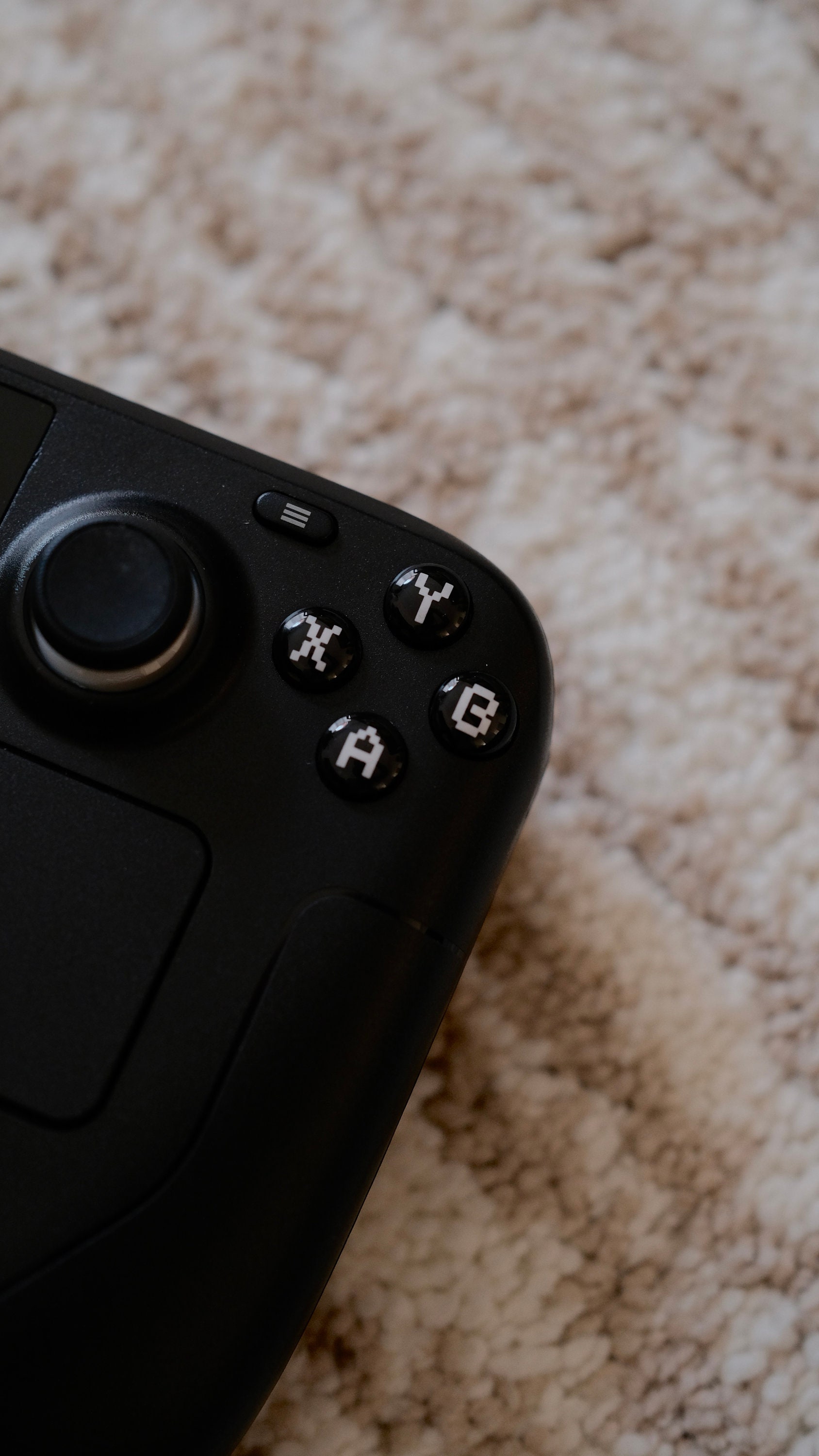 Steam Deck Pixel Font Buttons OLED & LCD Compatible Engraved ABXY ...