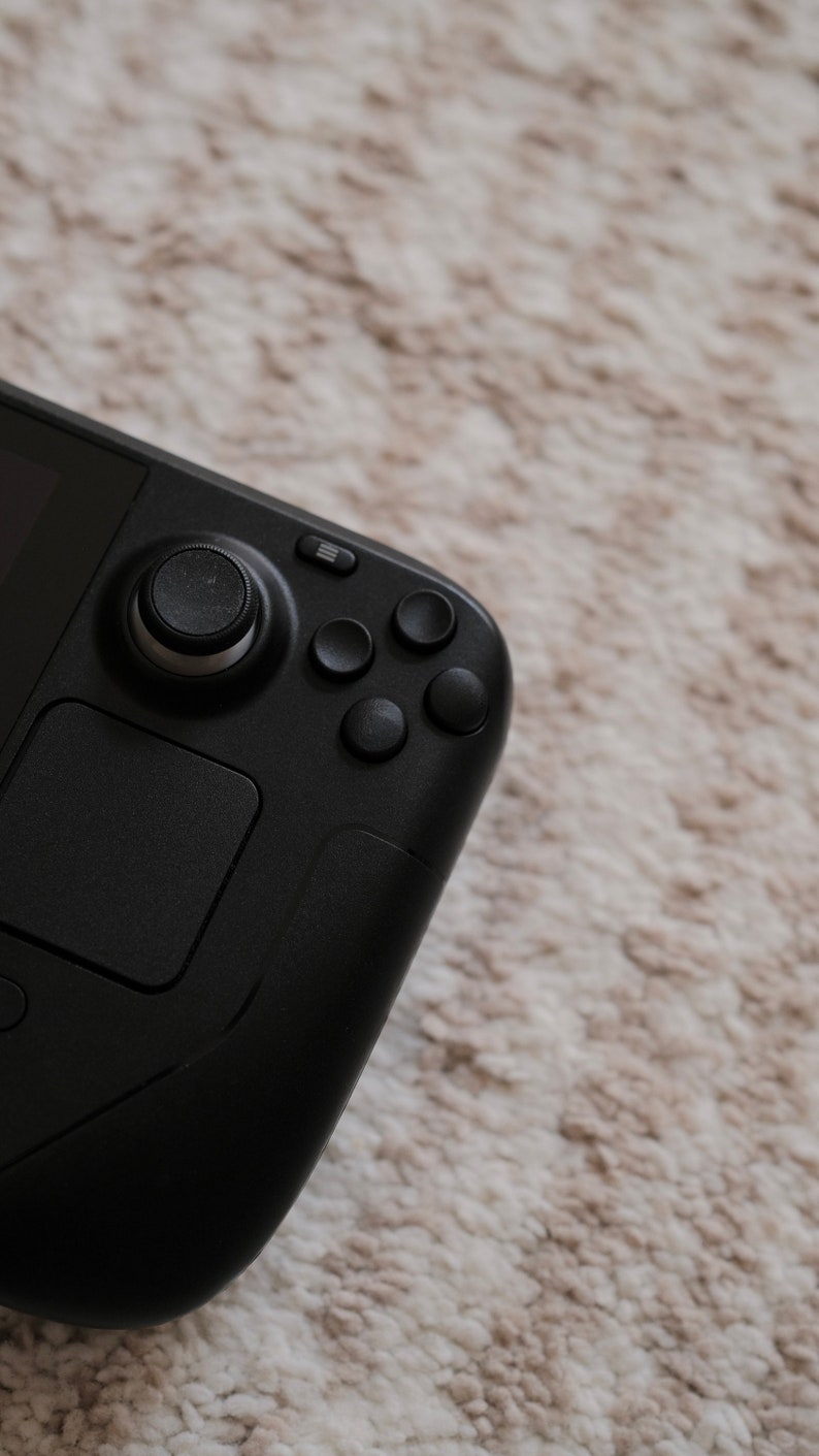 Steam Deck Replacement Buttons Matte Black Snes Style Custom DIY ABXY ...