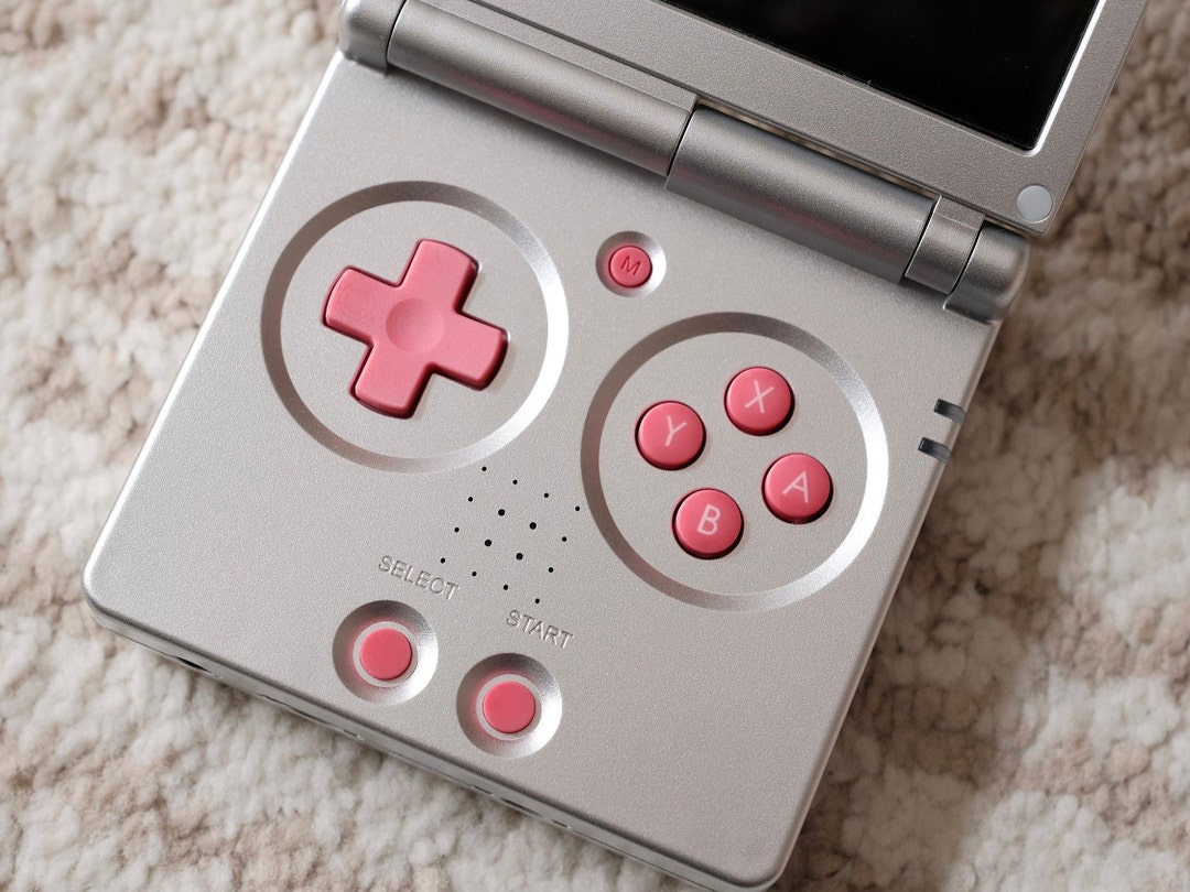 Anbernic RG35XXSP Pastel Candy Pink Buttons DIY Custom Replacement ...