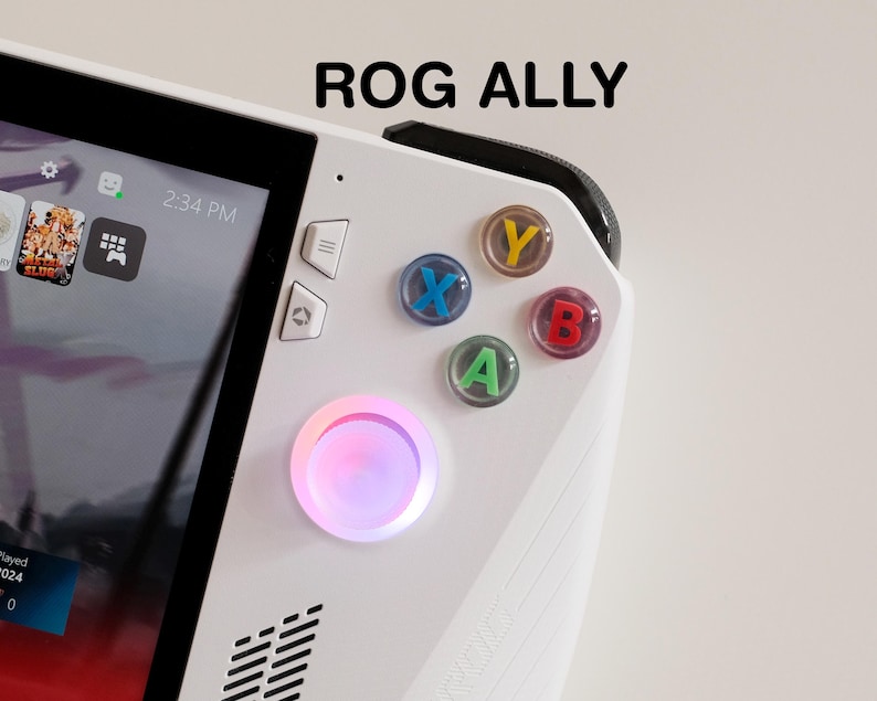 ROG Ally Clear Xbox Theme Coloured 3D Effect ABXY Face Buttons - Etsy