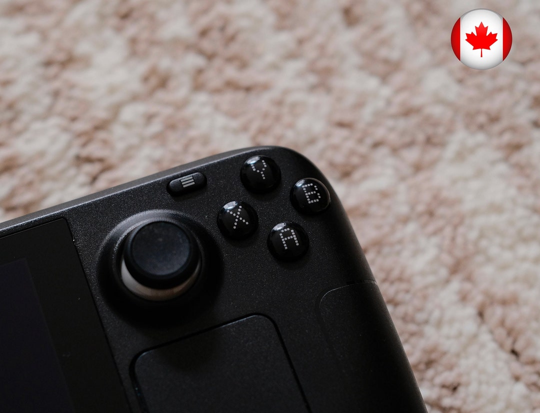 Steam Deck Buttons With White Pixel Font - LCD and OLED Steam Deck ...