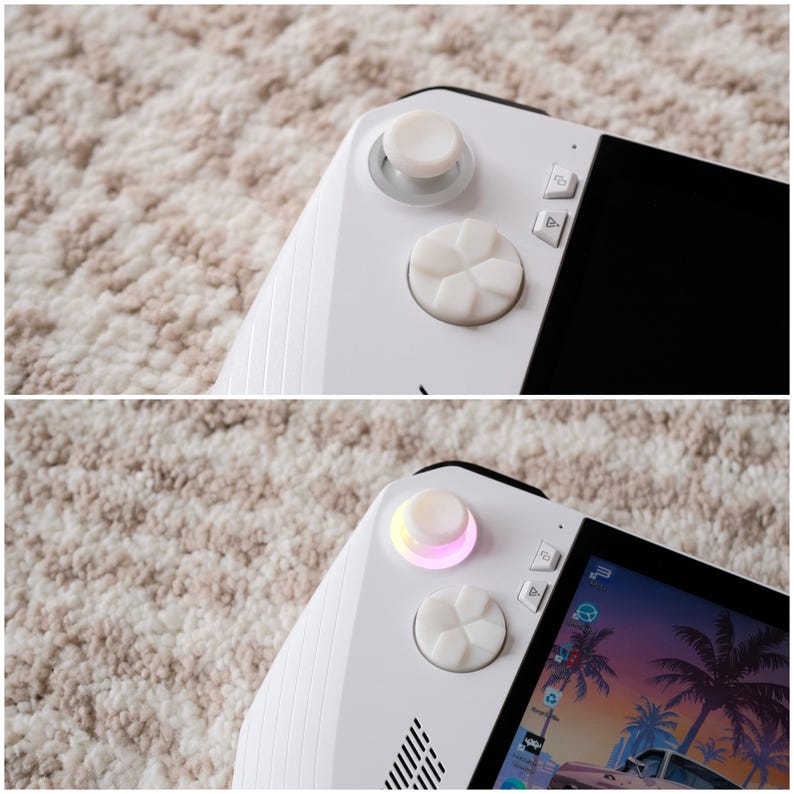 Rog Ally White D-pad, Thumbstick & ABXY Buttons Mods Replacement - Etsy