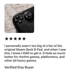 Steam Deck Matte Black D-pad/dpad Playstation PS Style - OLED & Lcd ...