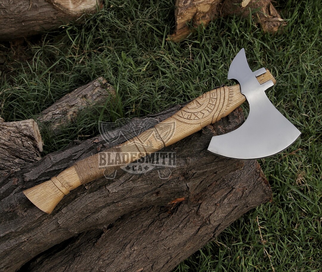 Heavy Weight God of War Axe | Functional Axe, Battle Axe, Handmade Axe ...