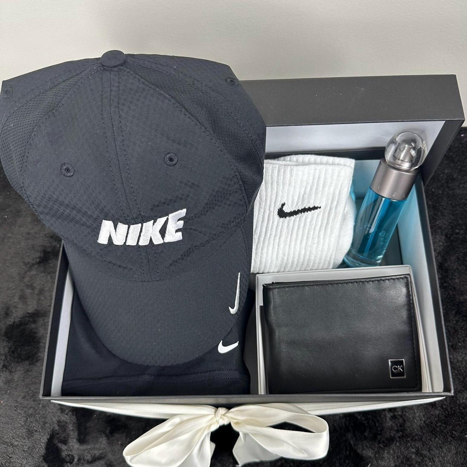 Men's Nike Gift Basket With Cologne and Clothing Essentials // Gift for ...