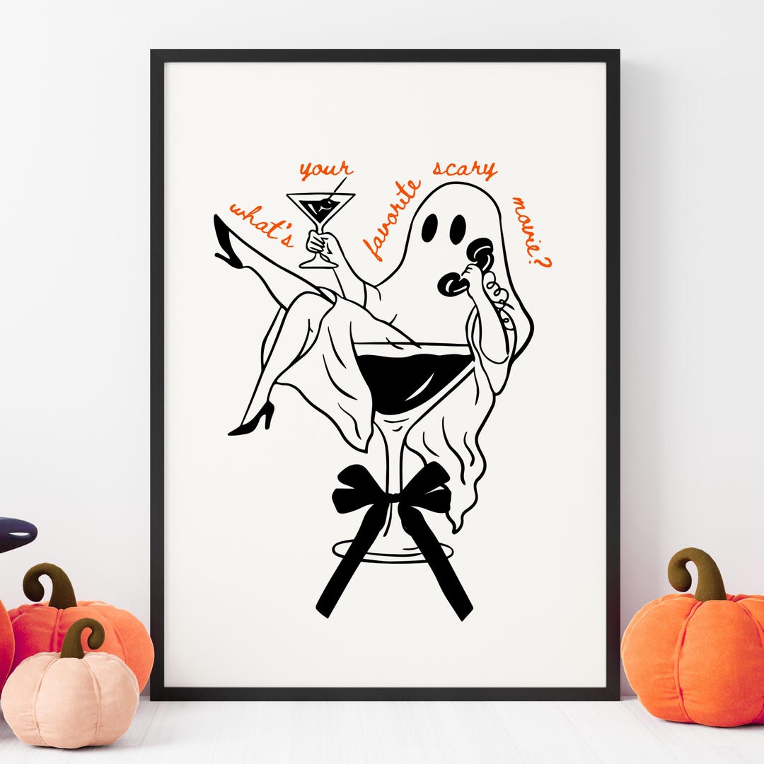What’s Your Favorite Scary Movie Wall Art – Ghost Martini Digital ...