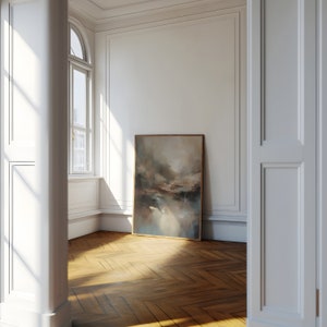 Earthy Abstract Painting Wall Art, Minimalist Textural, Textural Art ...