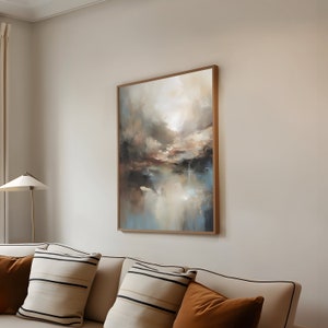 Earthy Abstract Painting Wall Art, Minimalist Textural, Textural Art ...