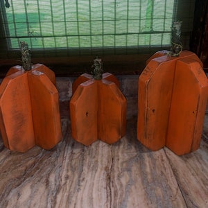 Rustic Pumpkin Fall Decoration Set - Etsy