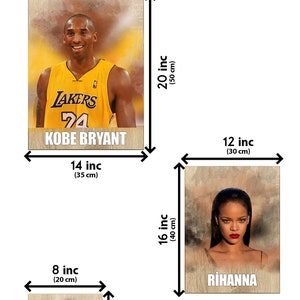 Celebrity Fan Pictures,painting Wall Hanging, Custom Painting, Portrait ...