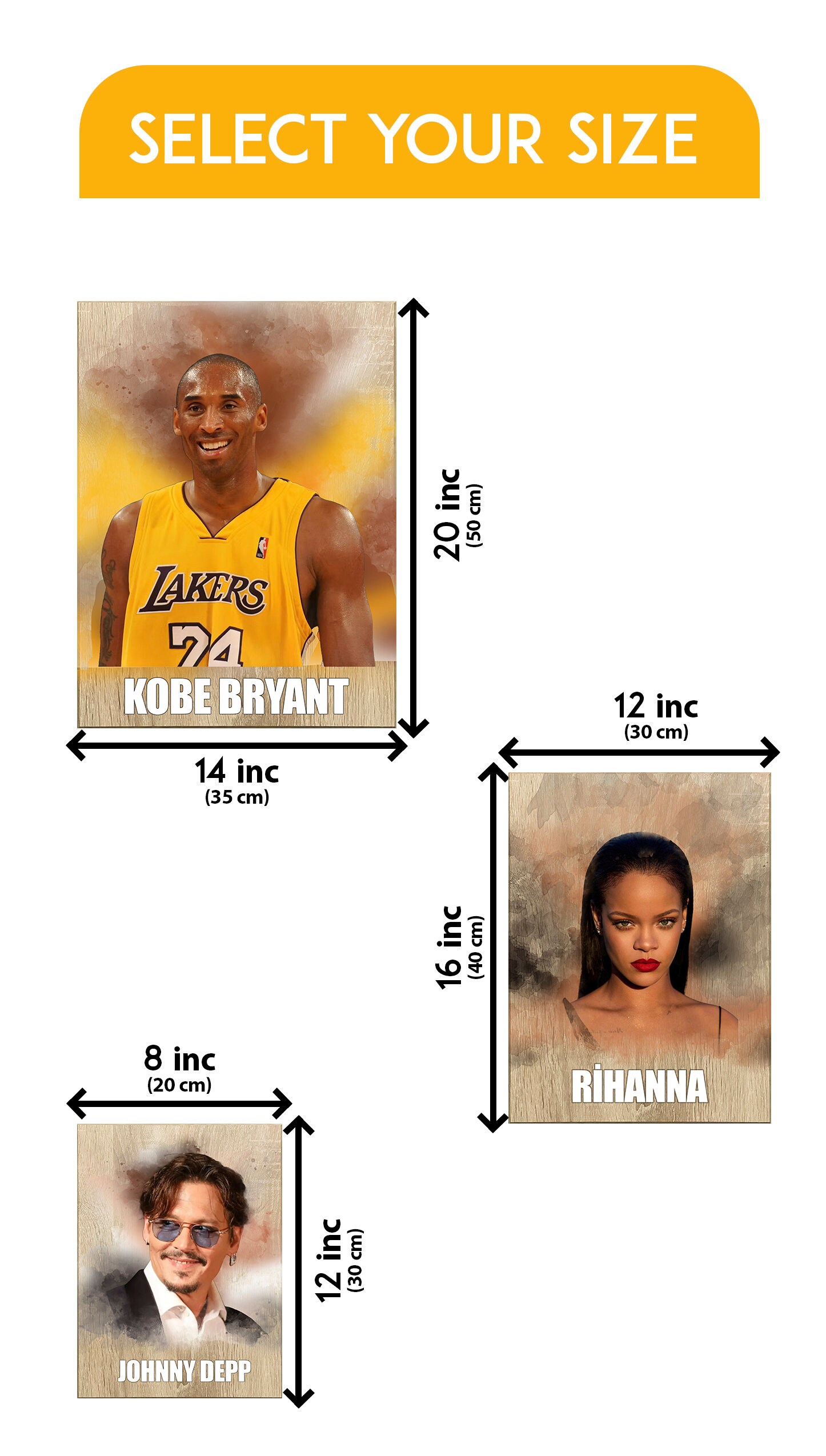 Celebrity Fan Pictures,painting Wall Hanging, Custom Painting, Portrait ...