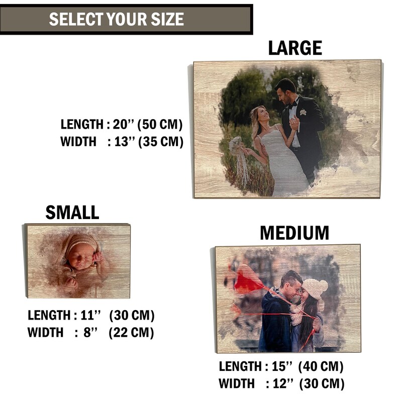 Wood Art Tablo, Photo Customized on Wood, Painting Wall Hanging, Custom ...