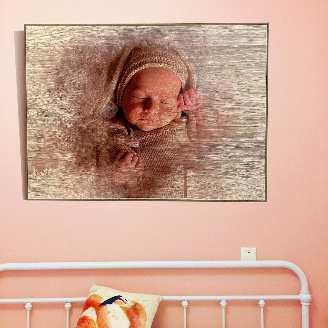 Wood Art Tablo, Photo Customized on Wood, Painting Wall Hanging, Custom ...