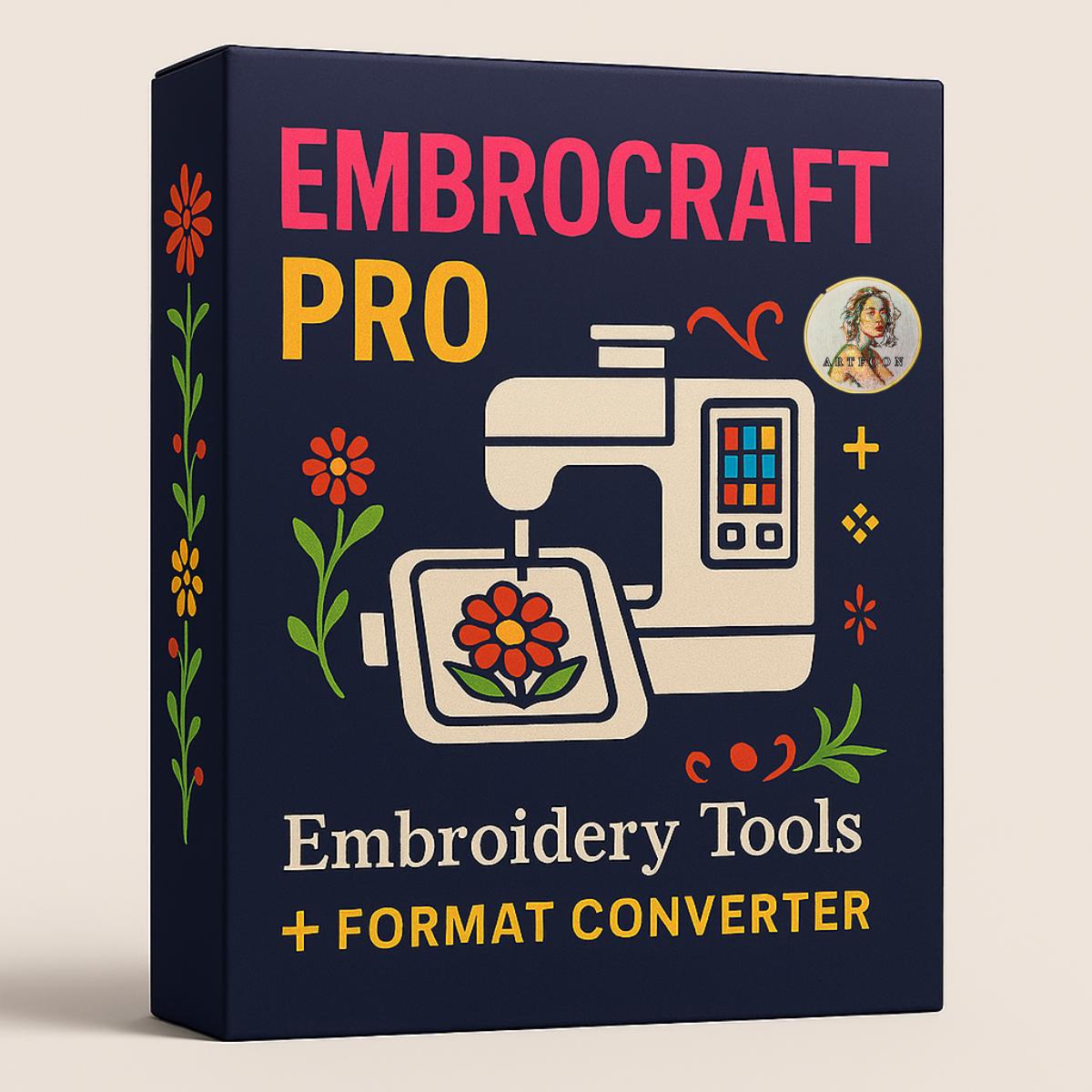 Embroidery Tools EMBROCRAFT PRO+ | Creating Machine Embroidery Patterns ...