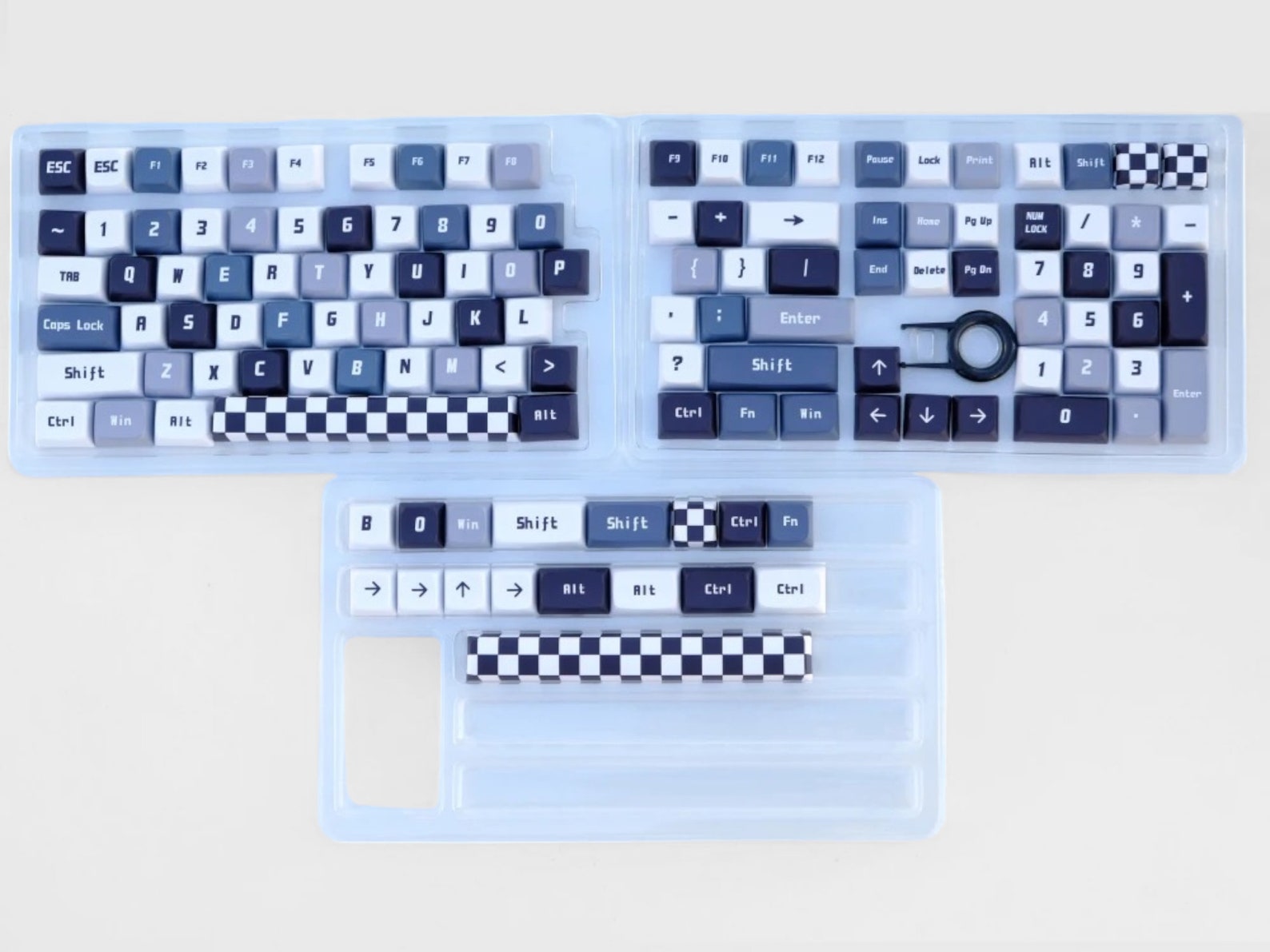 129 Key Mosaic XDA PBT Keycap Set Dye Sublimation for MX Switch Gaming ...