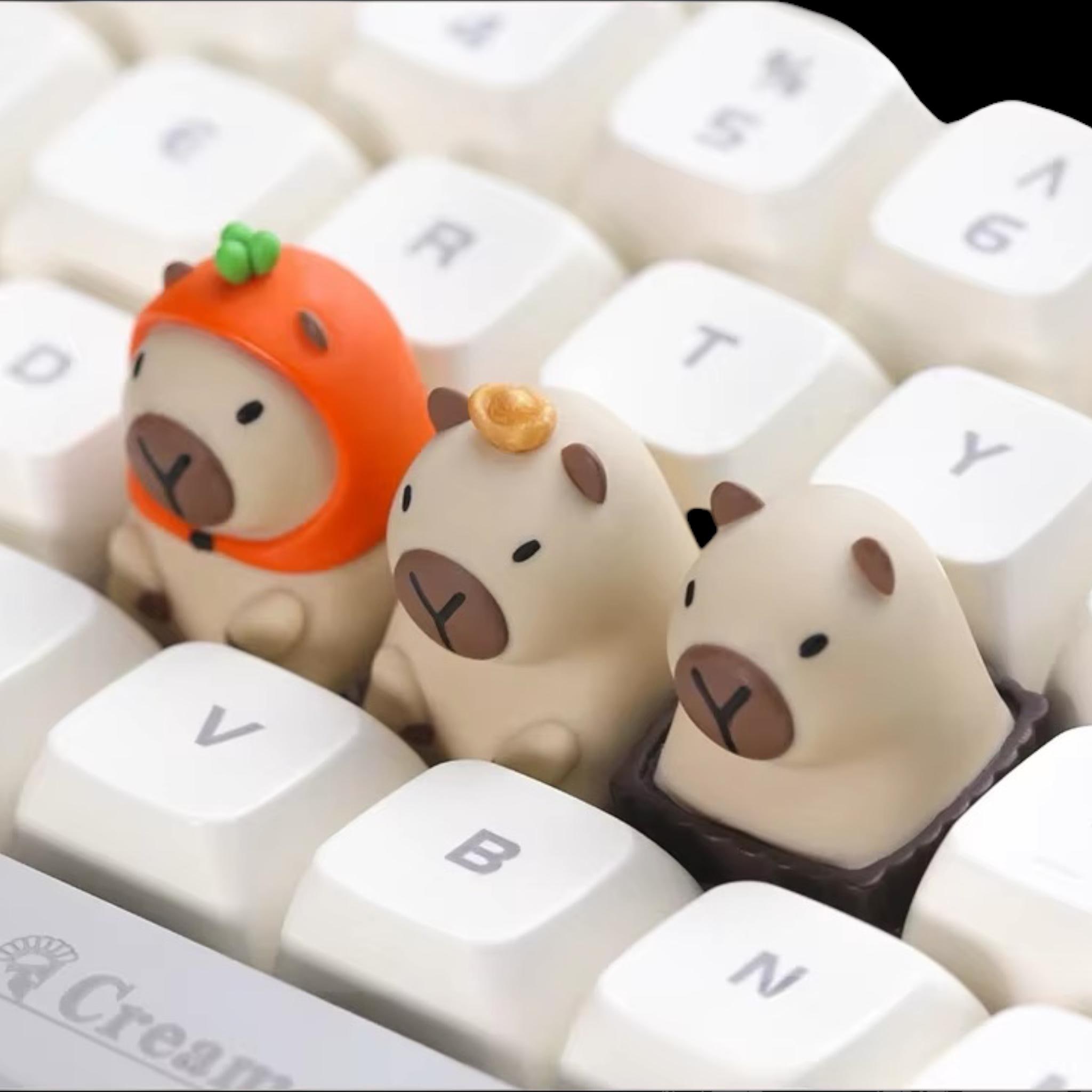 Mifuny Capybara Artisan Keycap Cute Animal Resin Custom Keycap for ...