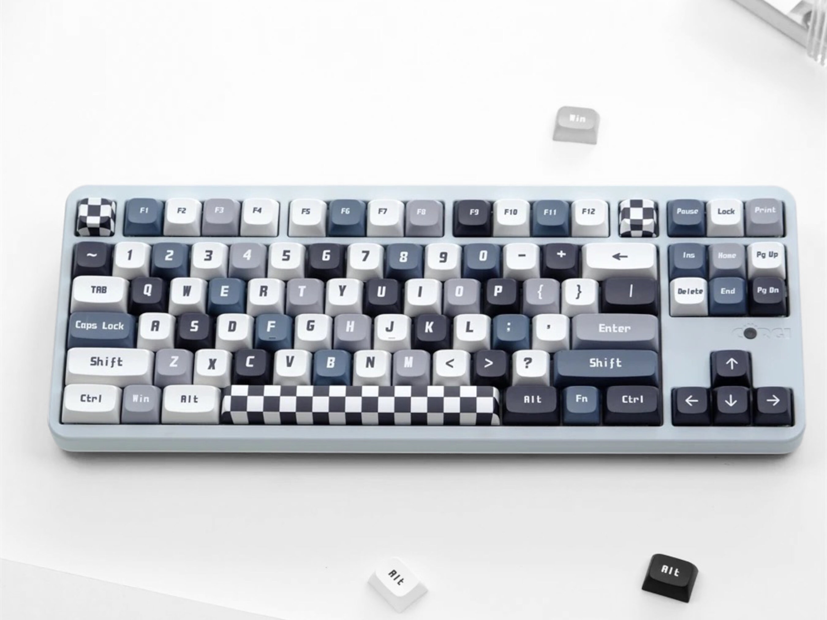 129 Key Mosaic XDA PBT Keycap Set Dye Sublimation for MX Switch Gaming ...