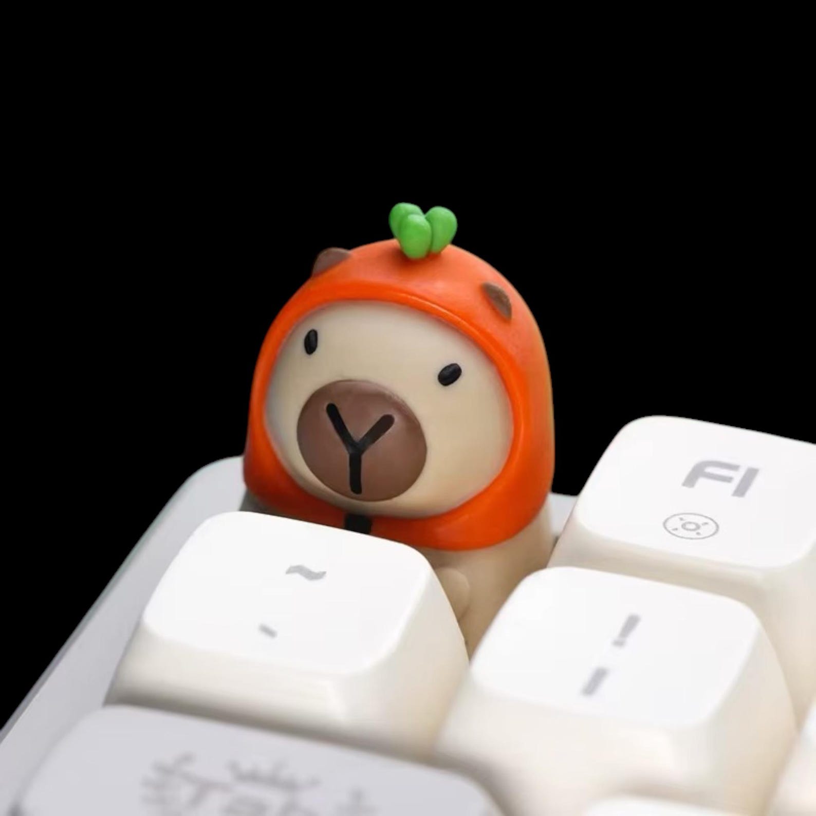 Mifuny Capybara Artisan Keycap Cute Animal Resin Custom Keycap for ...