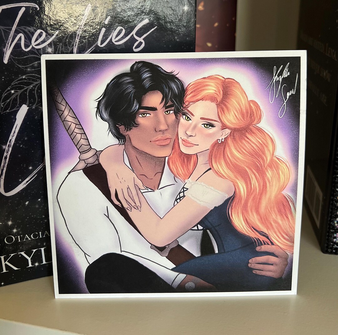 Lena and Quill Art Print (the Lies of Lena) - Etsy