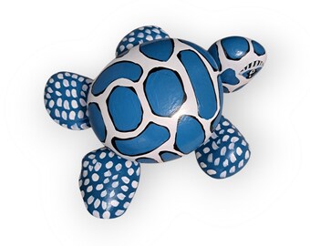 Turtle Painted Rock Garden Decor Hand-painted Gifts for Turtle Lovers ...