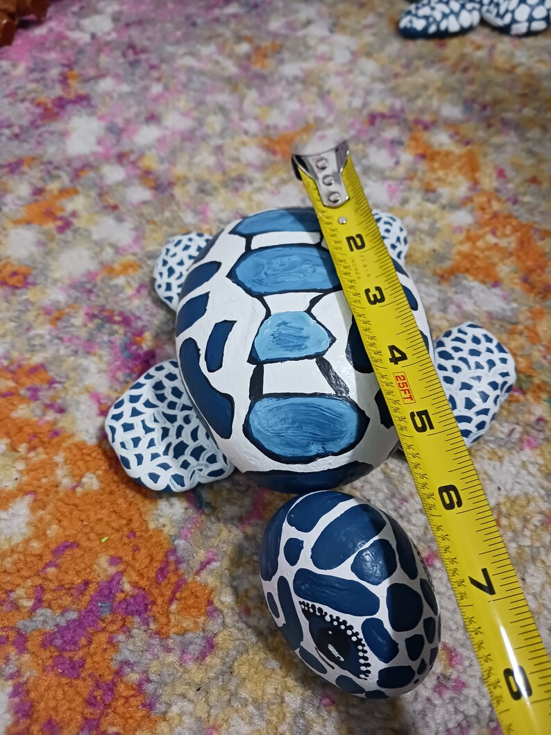 Turtle Painted Rock Garden Decor Hand-painted Gifts for Turtle Lovers ...