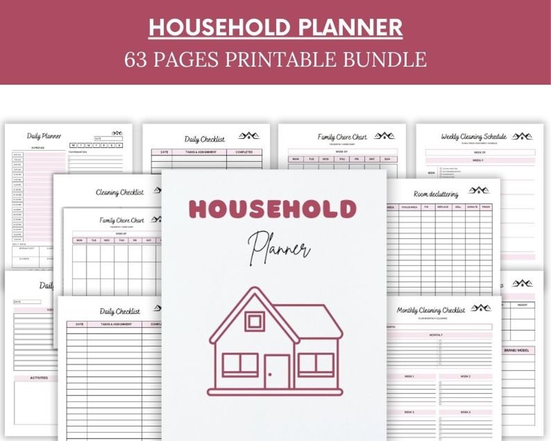 Household Planner – Meal Planning, Budgeting, Home Maintenance ...